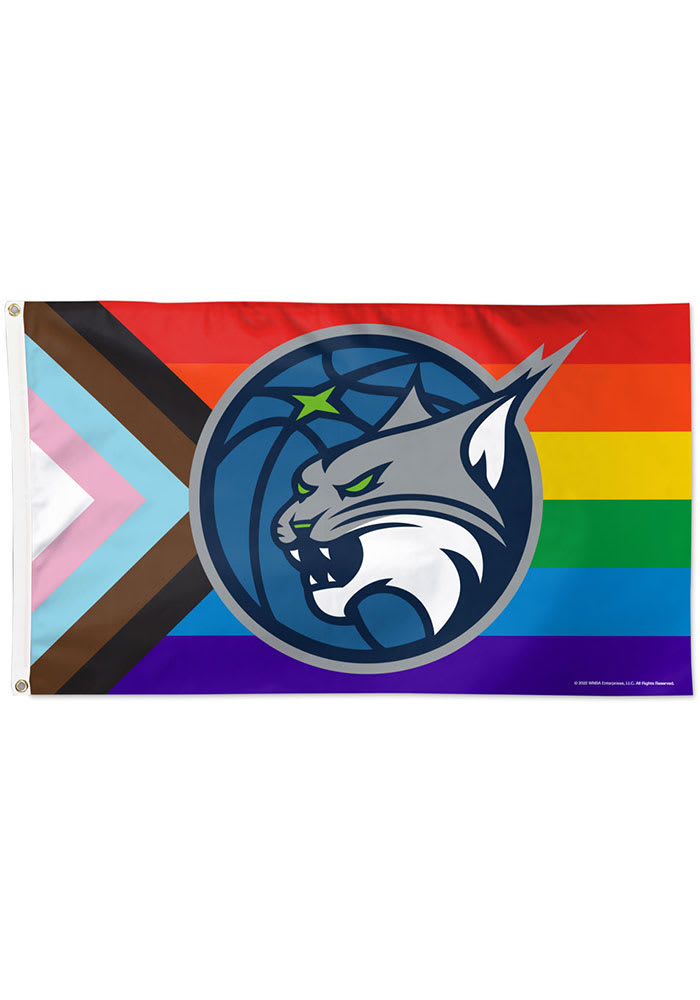 Minnesota Lynx Pride Deluxe BLUE Silk Screen Grommet Flag - 10100966