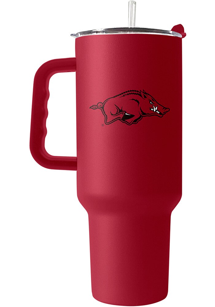 Logo Brands Arkansas Razorbacks Red 40oz Full Color Stainless Steel ...
