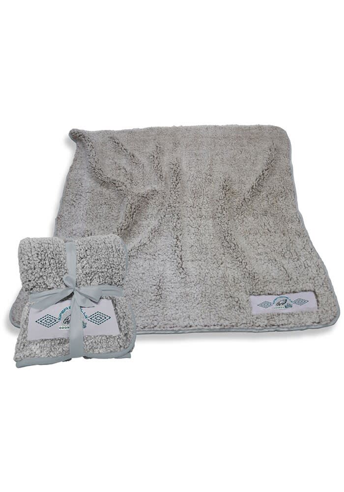 Philadelphia Eagles 2024 Super Bowl Participant Sherpa Blanket - GREY