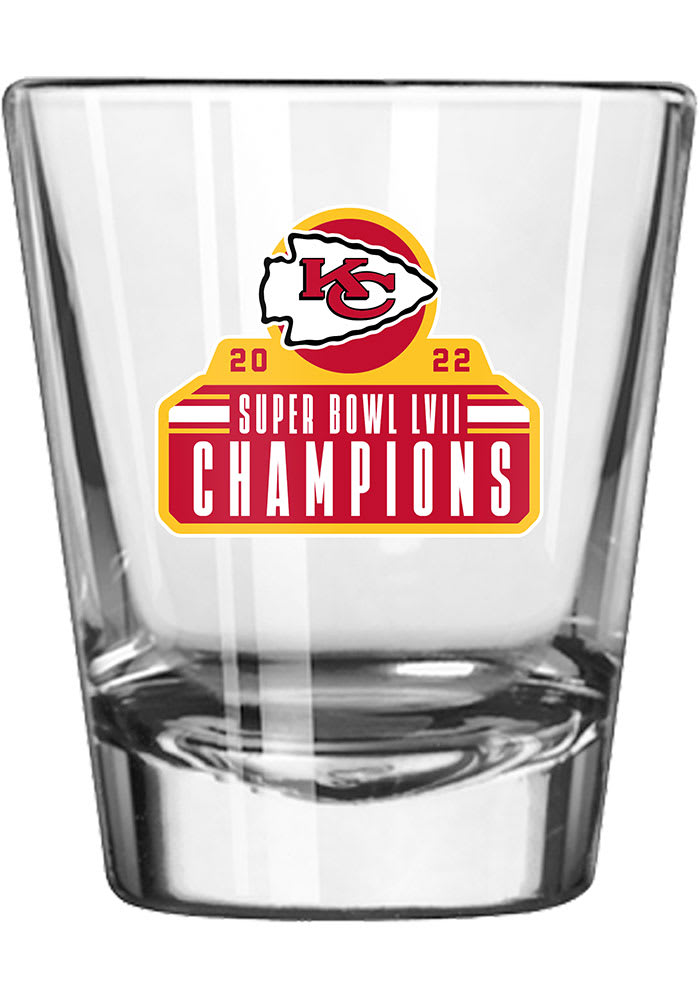 Kansas City Chiefs 2022 SB Champs Logo 2 oz Shot Glass