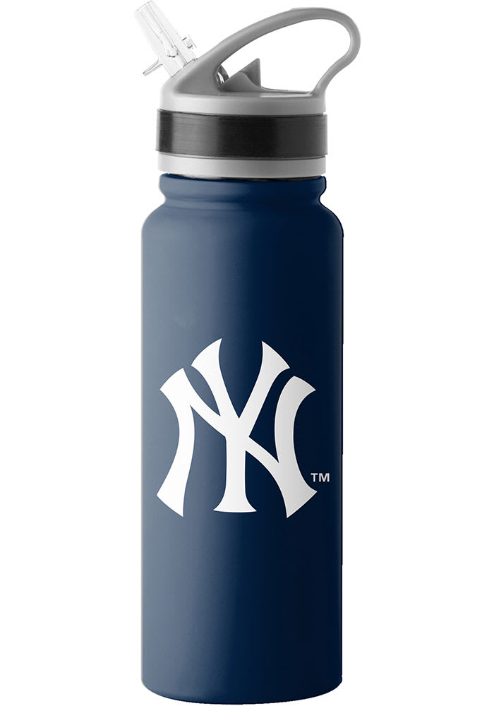 New York Yankees 25oz Flip Top Stainless Steel Bottle - NAVY