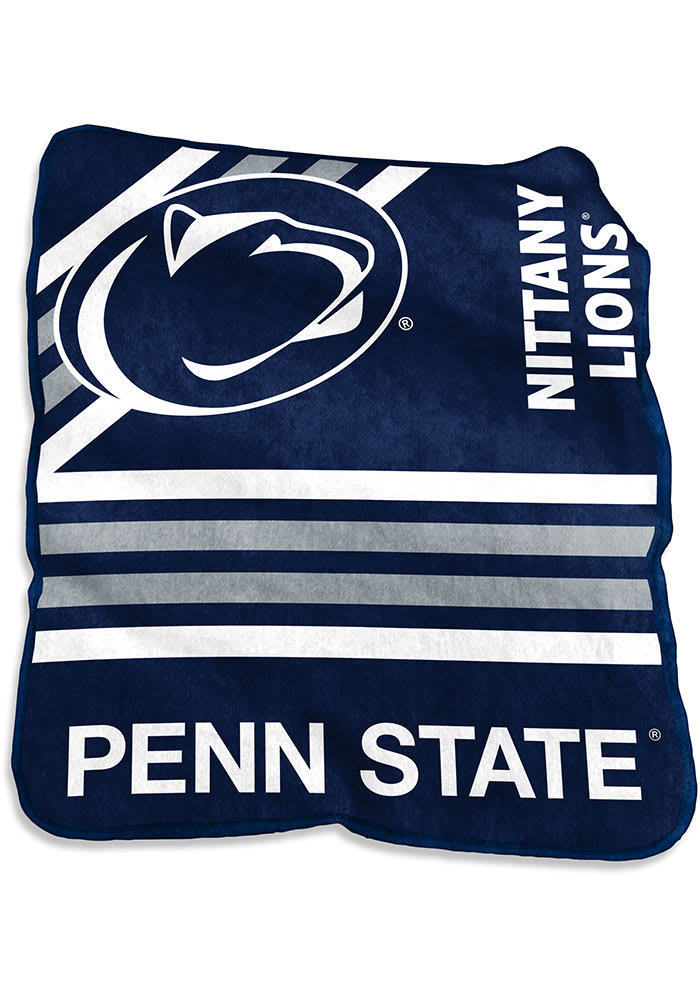 Penn State Nittany Lions BLUE Logo Raschel Throw Blanket - 1014023