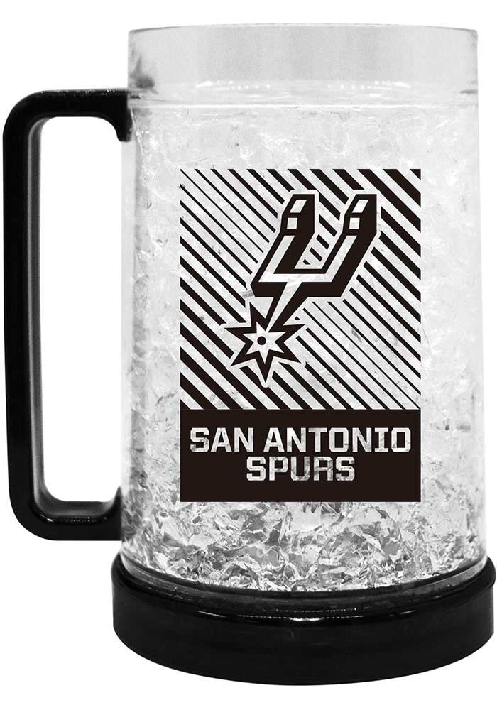 San Antonio Spurs BLACK Logo Freezer Mug - 1014084