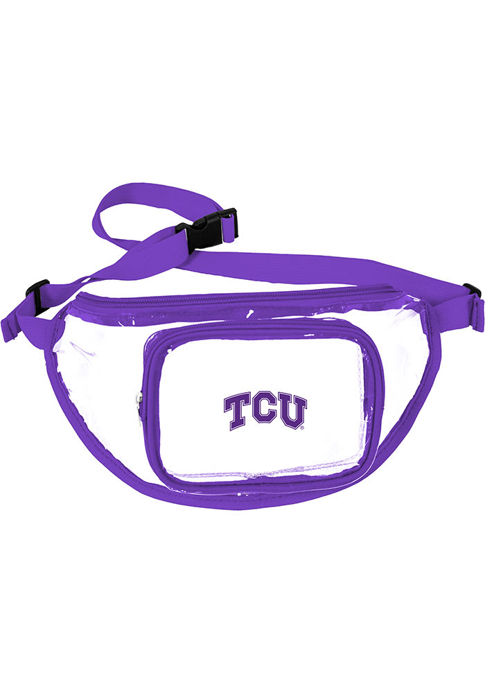 TCU Horned Frogs PURPLE Fanny Pack Clear Tote - 1014232