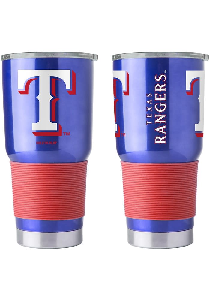 Logo Brands Texas Rangers BLUE 30oz Ultra Stainless Steel Tumbler ...