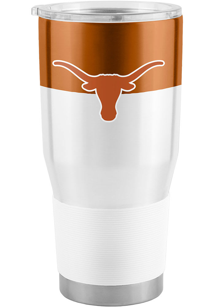 Logo Brands Texas Longhorns BURNTORANGE 30oz Colorblock Stainless Steel ...