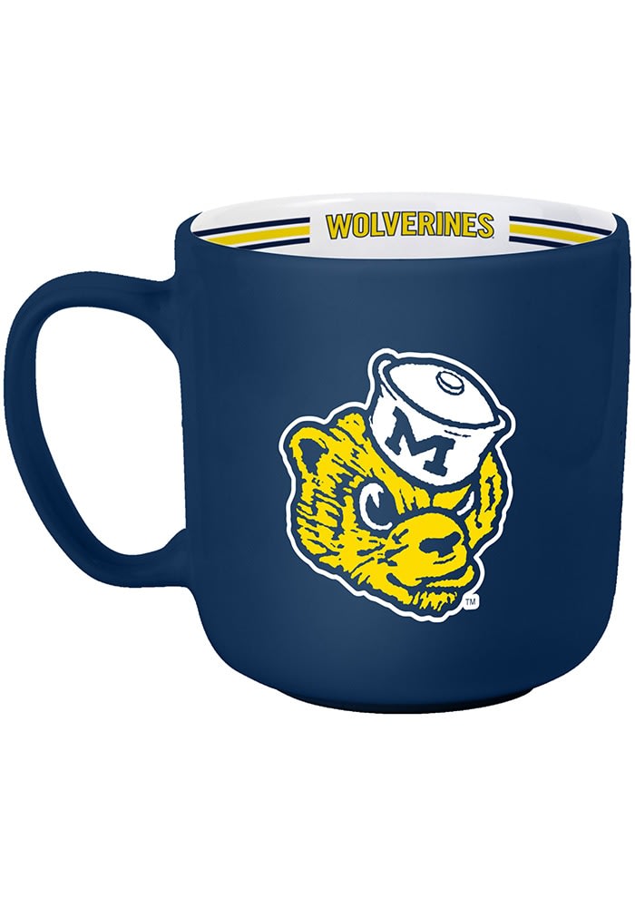 Michigan Wolverines BLUE Vault Logo Ceramic Mug - 1016923