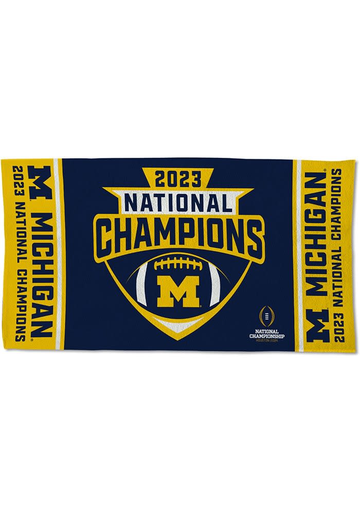 Michigan Wolverines BLUE 2023 College Football National Champion Locker ...