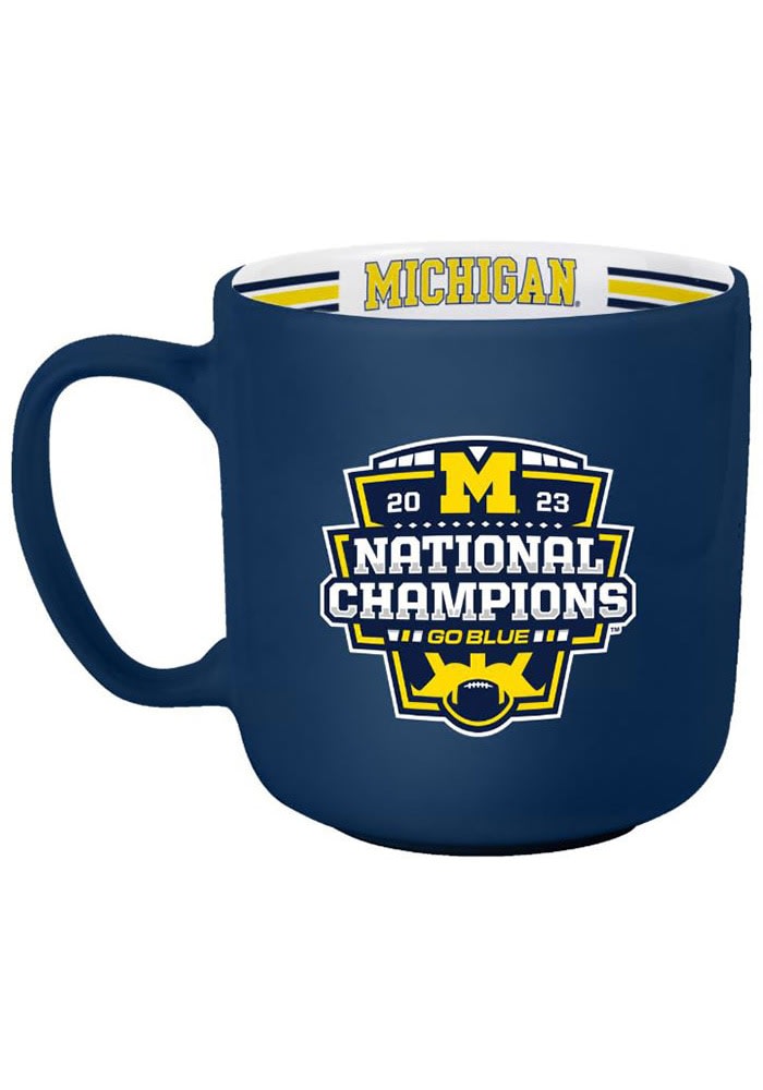 Michigan Wolverines BLUE 2023 CFP National Champions Ceramic Mug - 1017146