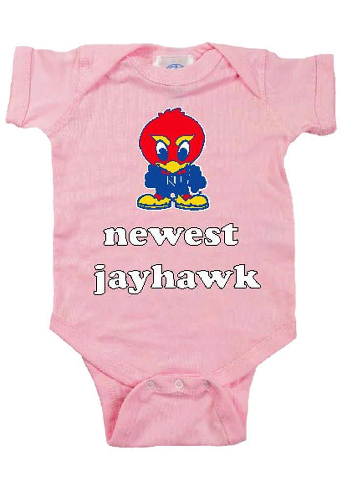 Kansas Jayhawks PINK Baby Newest Romper - 10190018
