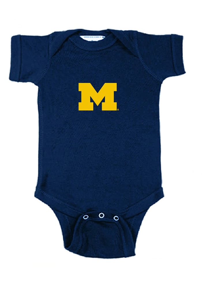 Michigan Michigan Wolverines BLUE Baby Logo One Piece - 10190167
