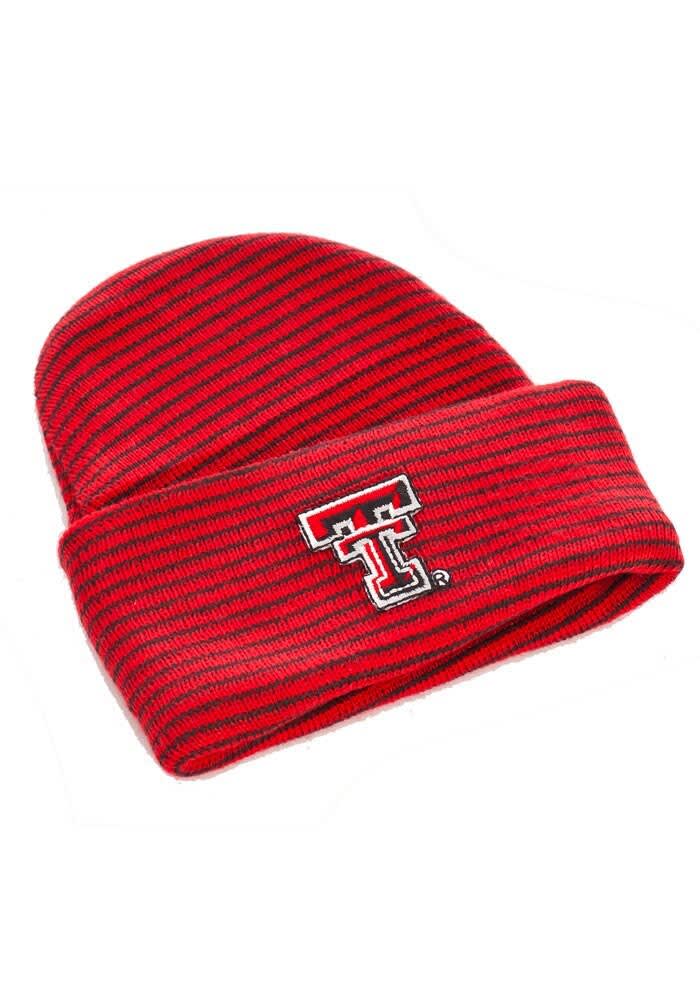 Texas Tech Red Raiders BLACK Infant Cuffed Newborn Knit Hat - 1019152