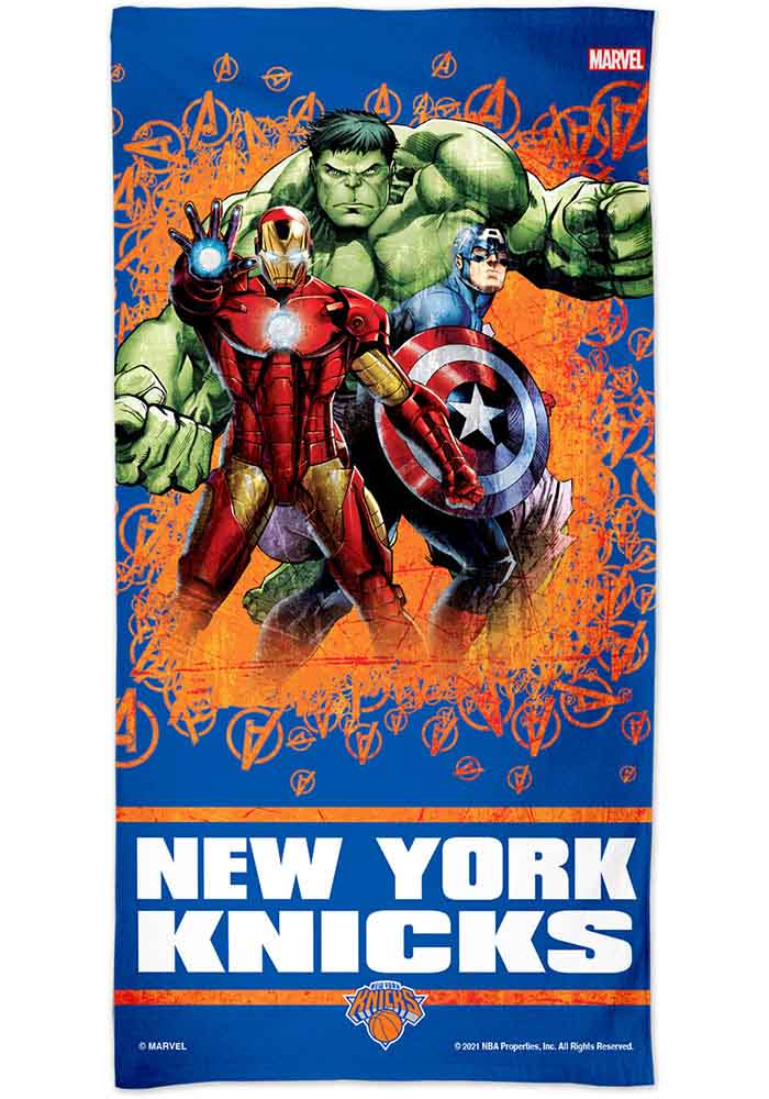 New York Knicks Spectra Marvel Beach Towel - BLUE