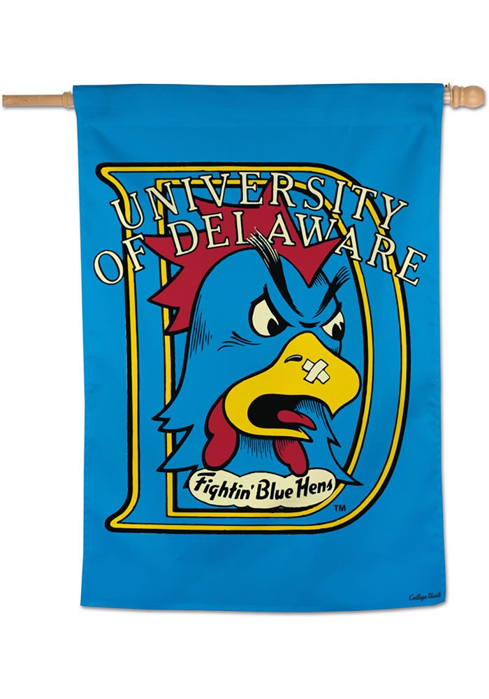 Delaware Fightin' Blue Hens Vertical College Vault Banner - BLUE