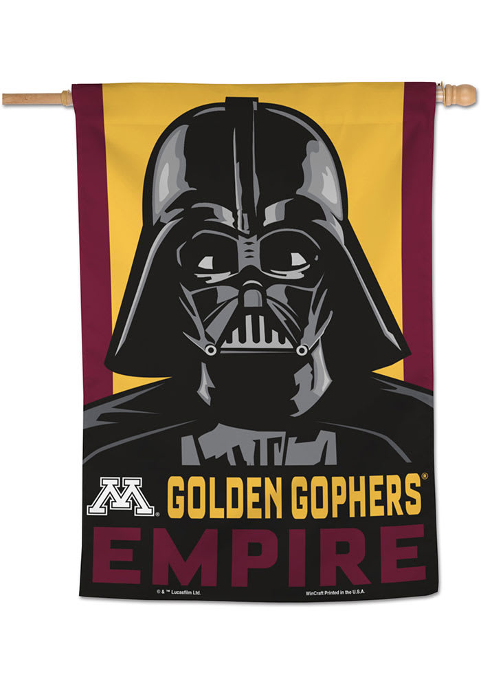 Minnesota Golden Gophers Vertical Darth Vader Banner - MAROON