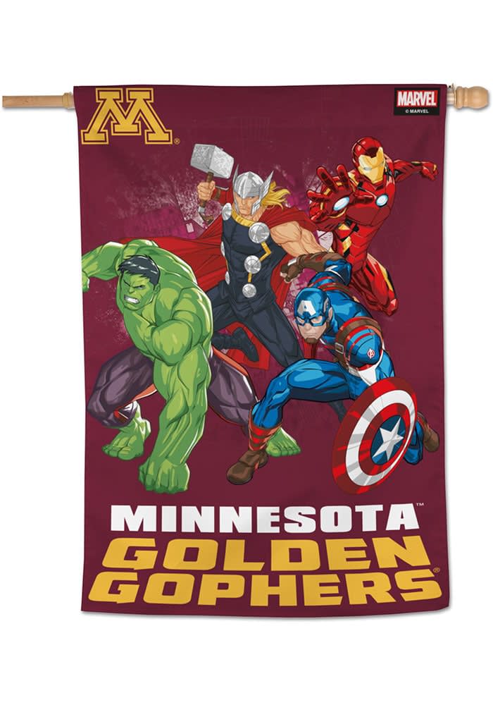 Minnesota Golden Gophers Vertical Marvel Banner - MAROON