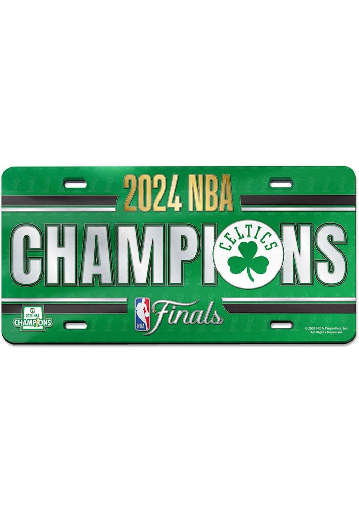 Boston Celtics License Plate- Boston Celtics NBA Finals Champions 2024 ...
