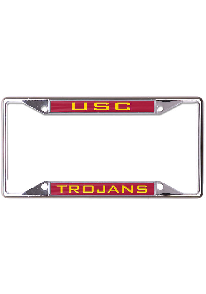 USC Trojans License Frame- USC Trojans Printed Metal License Plate ...
