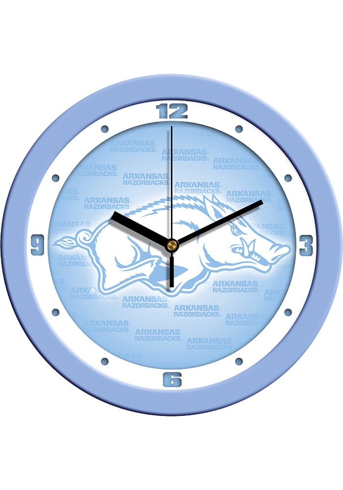 Arkansas Razorbacks BLUE 11.5 Baby Blue Wall Clock - 10200007