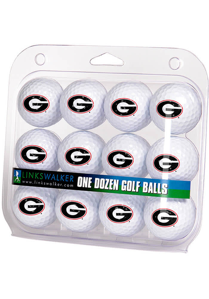 Georgia Bulldogs One Dozen Golf Balls - White