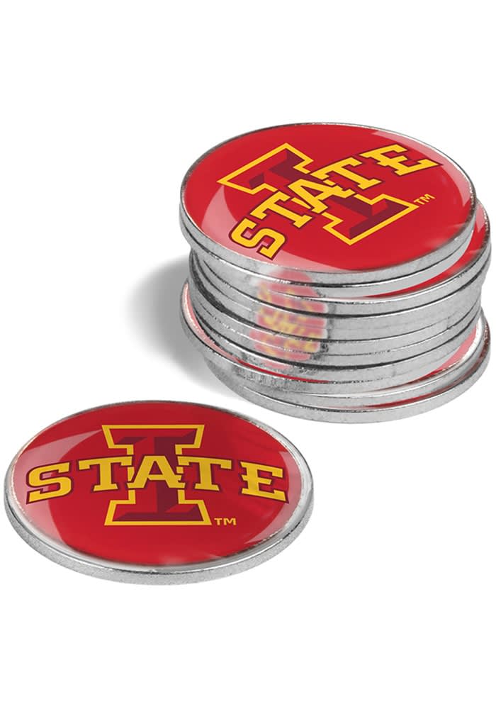 Iowa State Cyclones Red 12 Pack Golf Ball Marker - 10201776