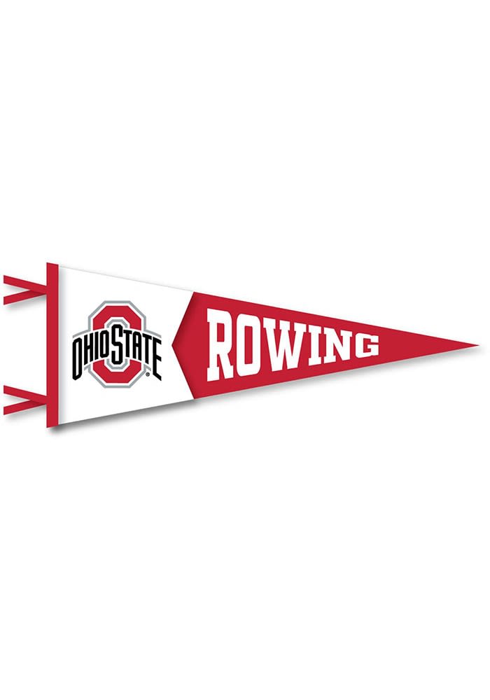 Ohio State Buckeyes Rowing Pennant - Red