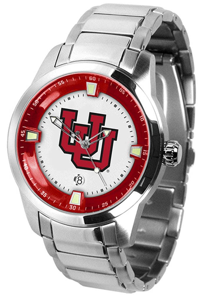 Utah Utes Titan Stainless Steel Watch - SILVER