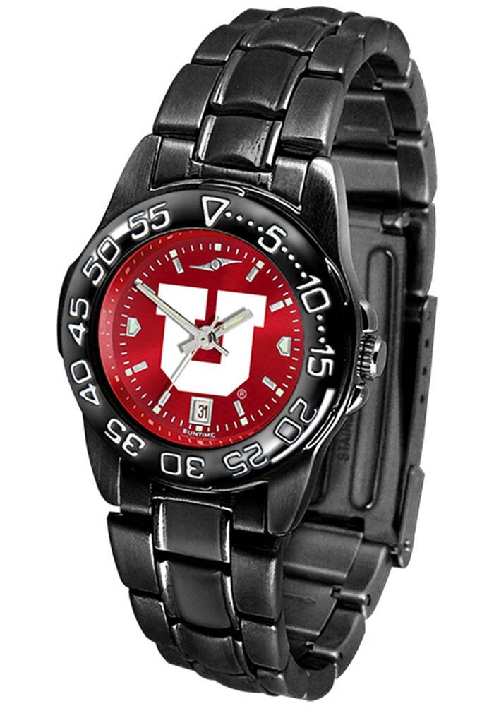 Utah Utes BLACK Fantom Anochrome Womens Watch - 10203676