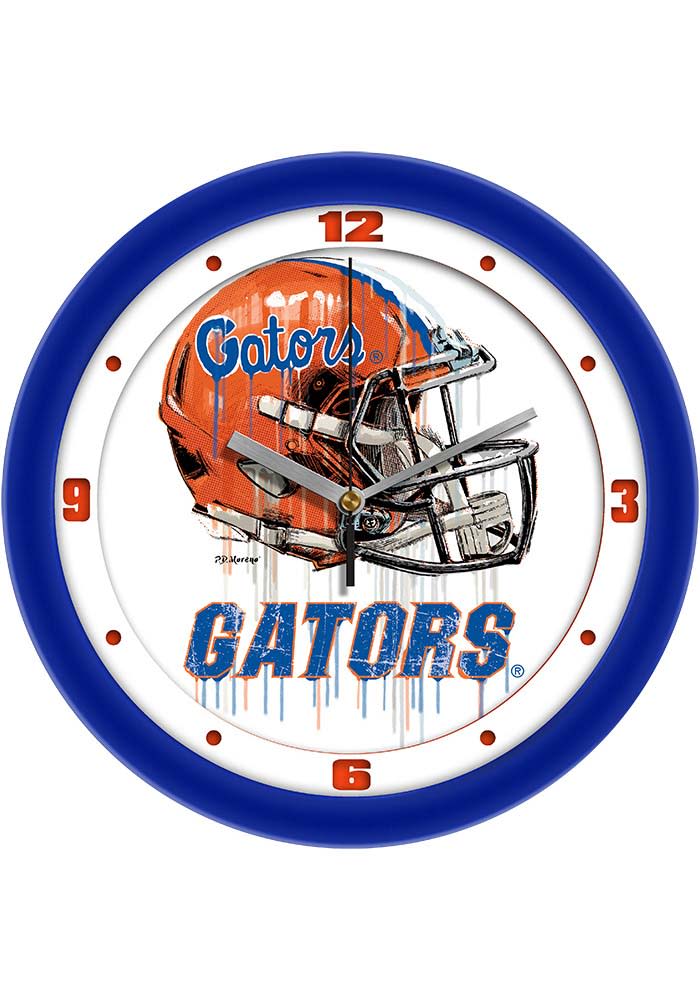 Florida Gators Drip Art Wall Clock - BLUE