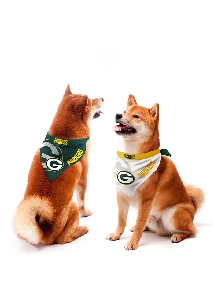 Green Bay Packers GREEN Home and Away Pet Pet Bandana - 1040478