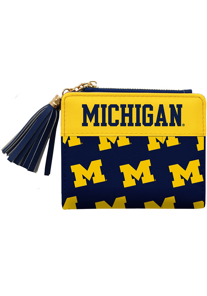 BLUE Mini Organizer Michigan Wolverines Womens Purse - 10421307