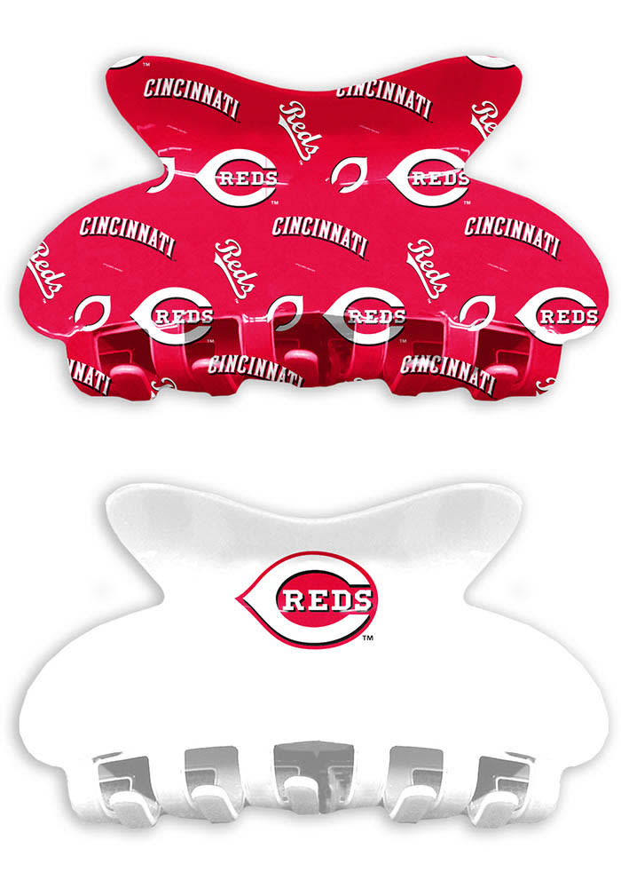 Cincinnati Reds Red Claw Set of 2 Womens Claw Clip - 10421555