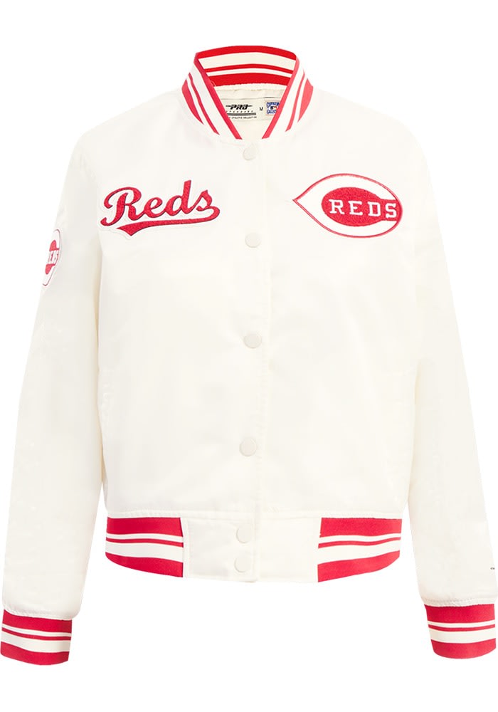 Cincinnati Reds Pro Standard Womens CREAM Retro Classic Light Weight ...