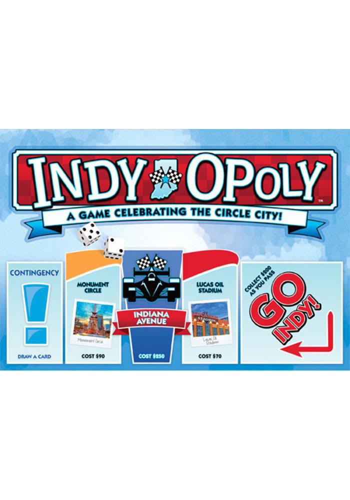 Indianapolis Toy | Indianapolis Game BLUE Opoly - 1090040