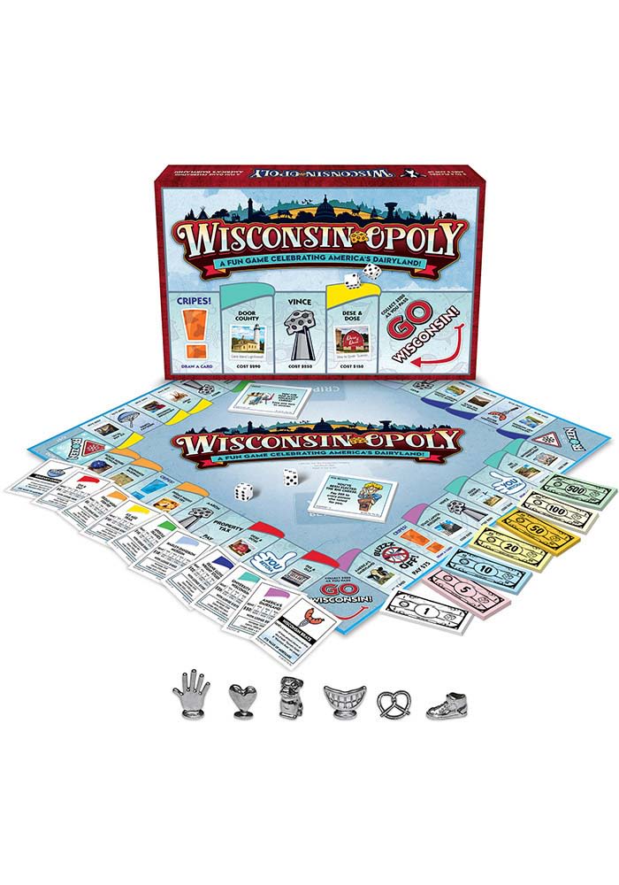 Wisconsin Toy | Wisconsin Game BLUE Monopoly - 1090050
