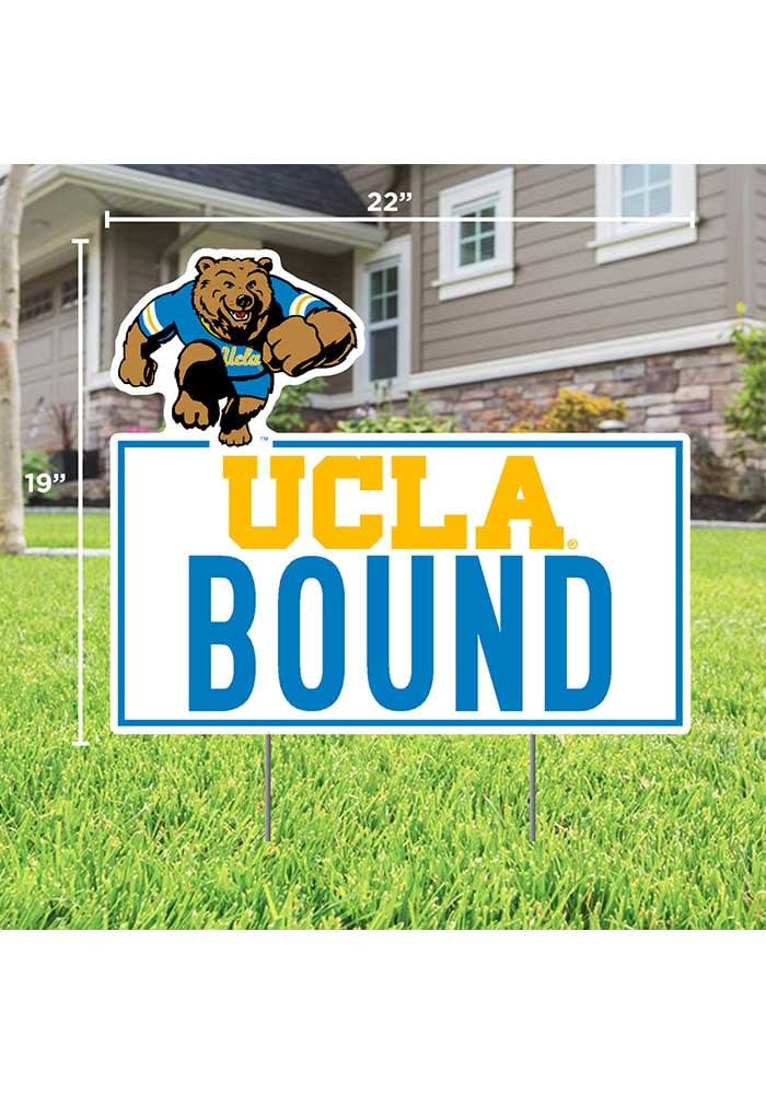UCLA Bruins White School Bound Yard Sign - 11083788