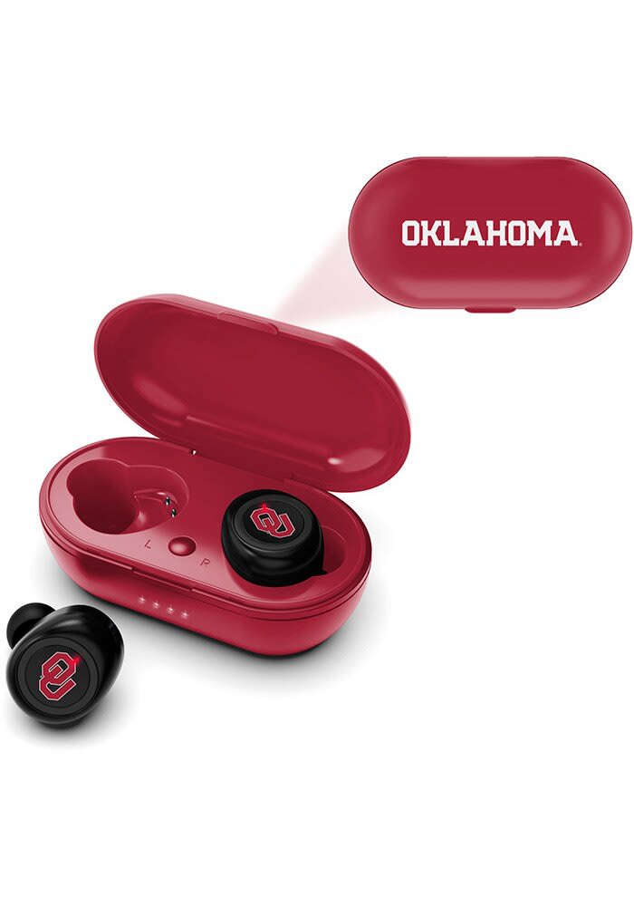 Oklahoma Sooners Red True Wireless Ear Buds - 1110267