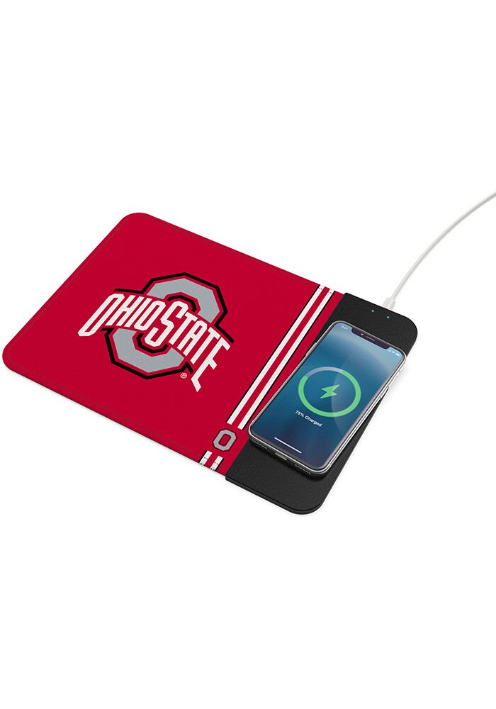 Ohio State Buckeyes Red Wireless Charging Mousepad - 1110289