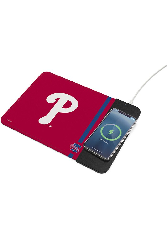 Philadelphia Phillies Red Wireless Charging Mousepad - 11110192