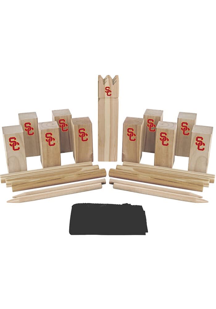 USC Trojans RED Kubb Chess Tailgate Game