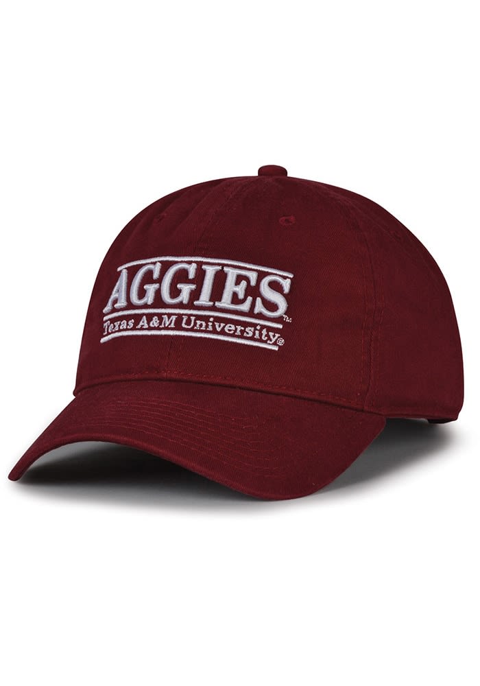 Texas A&M Aggies MAROON Team Color Bar Adjustable Hat - 11480255