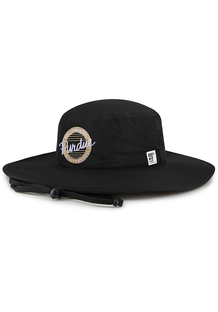 Purdue Boilermakers BLACK Circle Boonie Bucket Hat - 11480321