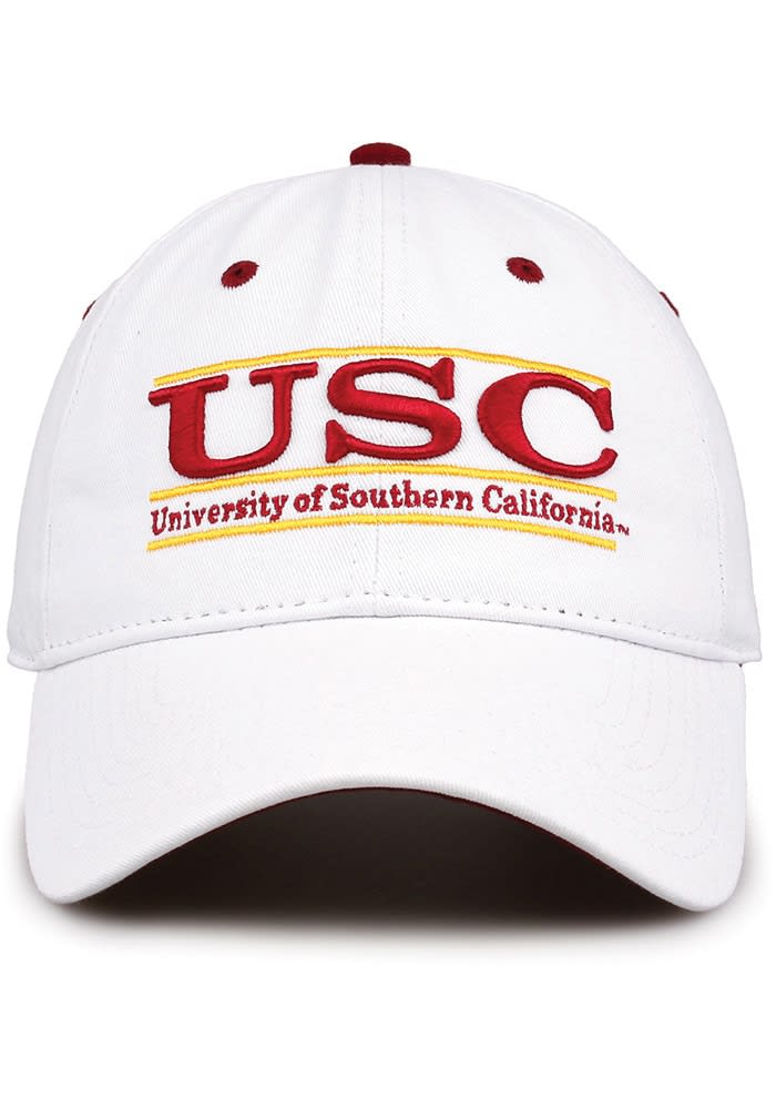 USC Trojans White Retro Bar Adjustable Hat - 11480424