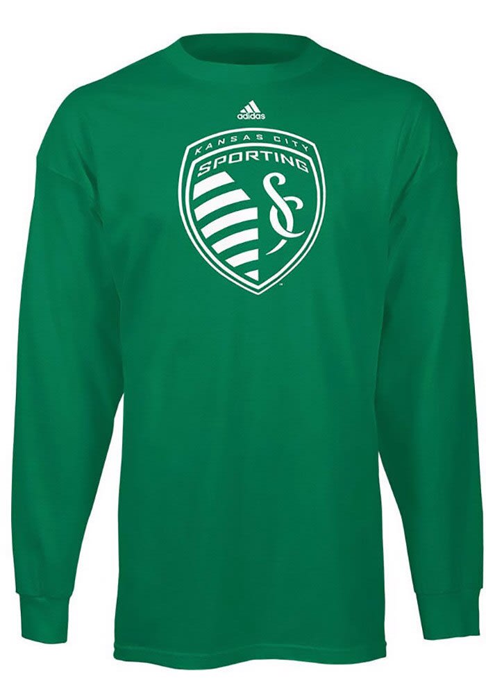 Adidas Sporting KC Shield Long Sleeve T Shirt