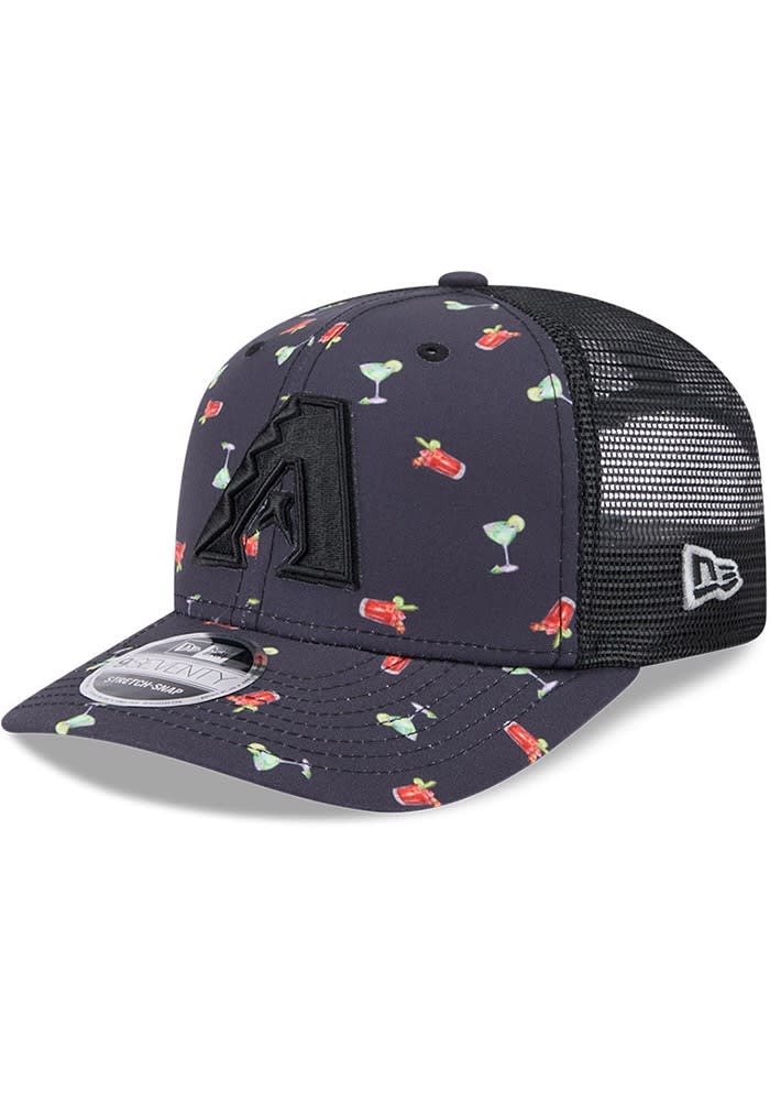 New Era Arizona Diamondbacks BLACK Pattern 9SEVENTY Stretch Snap ...