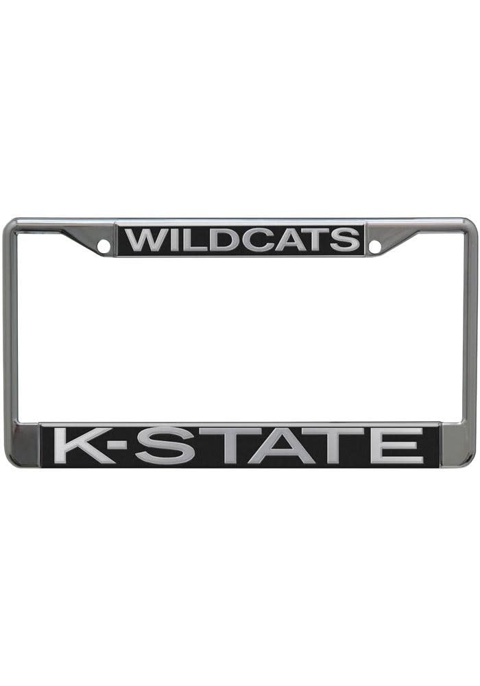 K-State Wildcats License Plate Frame - K-State Wildcats SILVER silver ...