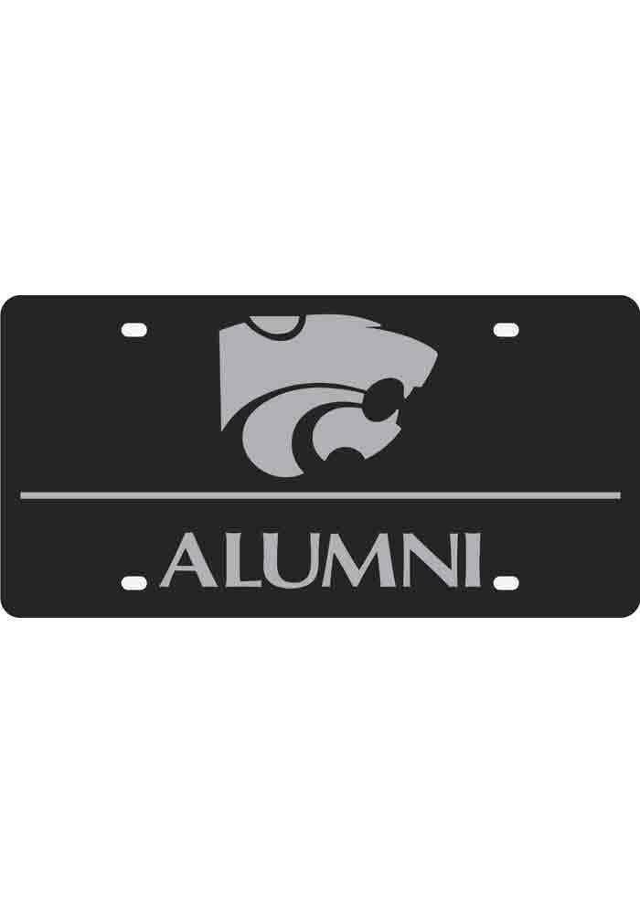 K-State Wildcats License Plate- K-State Wildcats BLACK Mascot Alumni ...