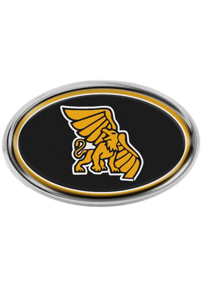 Missouri Western Griffons Black Domed Oval Car Emblem - Black
