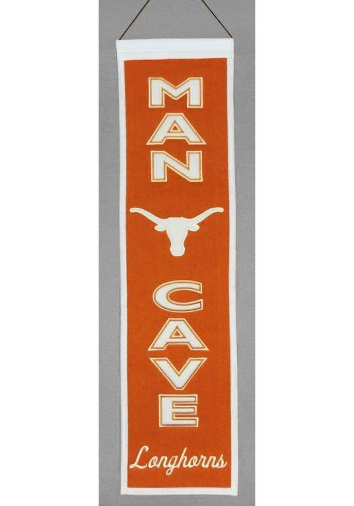 Texas Longhorns BURNTORANGE 8x32 Man Cave Banner - 1666167