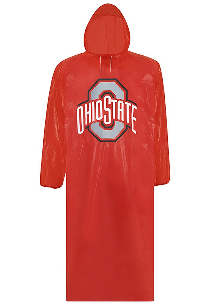 Ohio State Buckeyes Red Basic Poncho - 1250349